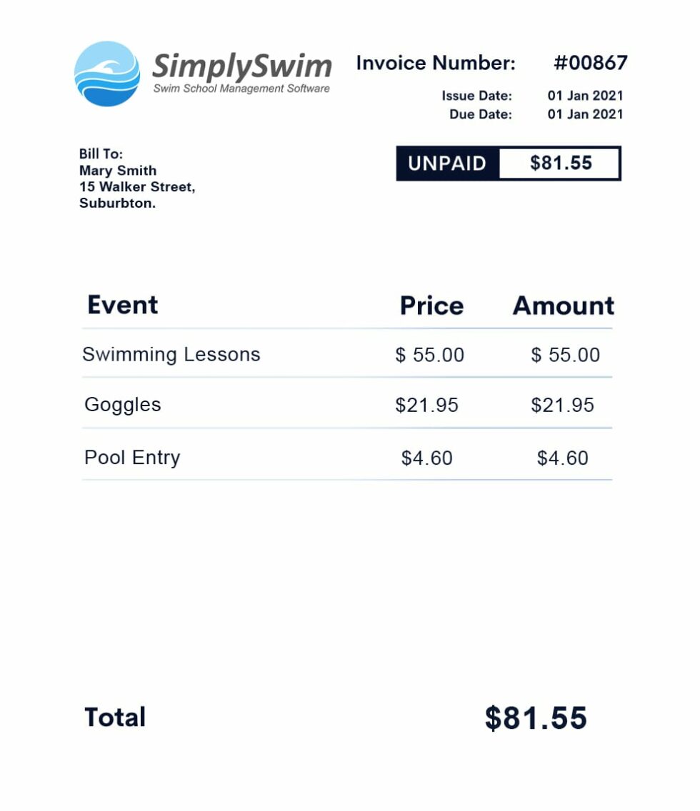 SimplySwim | Swim School Management Software